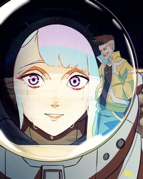Fly You To The Moon Cyberpunk Edgerunners Cyberpunk Anime