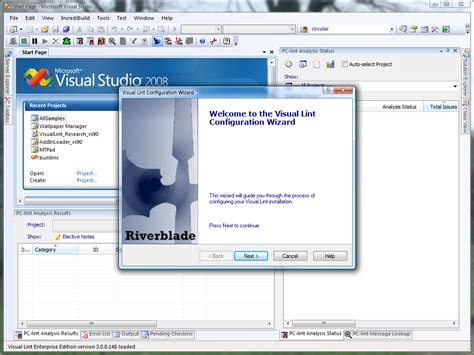 Walkthrough Configuring Visual Lint 30 To Use The Cppcheck Open