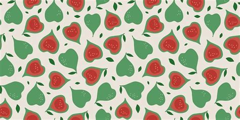 무화과 추상 과일과 잎 완벽 한 패턴입니다 비타민 자연 식품 슬라이스 및 전체 과일 컬러 플랫 일러스트 벡터 그래픽 0명에 대한