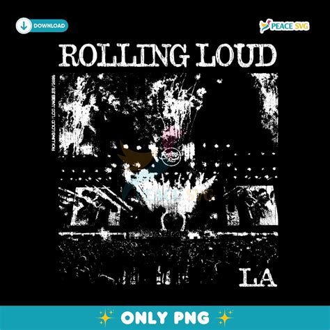 Vintage Rolling Loud 2025 Photo Png Clipart Peace Svg