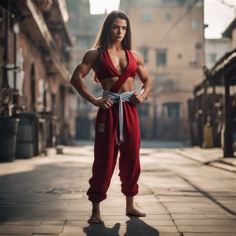Muscle Martial Arts Girl By Itraxx On Deviantart
