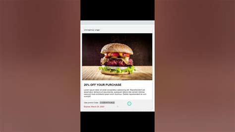 How To Create Coupon Using Html And Css Coupon Create Html Css