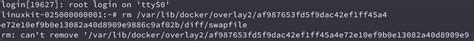 Failed To Remove Root Filesystem With Overlay2 Directory Not Empty · Issue 30392 · Mobymoby