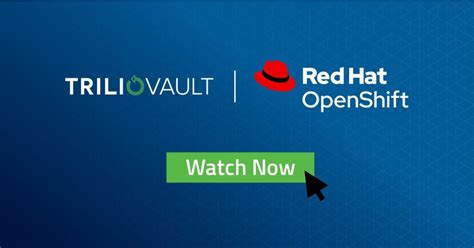 VIDEO Replicate Recover Mobilize Your OpenShift Apps In Any Environment Trilio