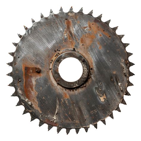 Rusty Industrial Circular Saw Blade Metal Texture Background 58065402 Png