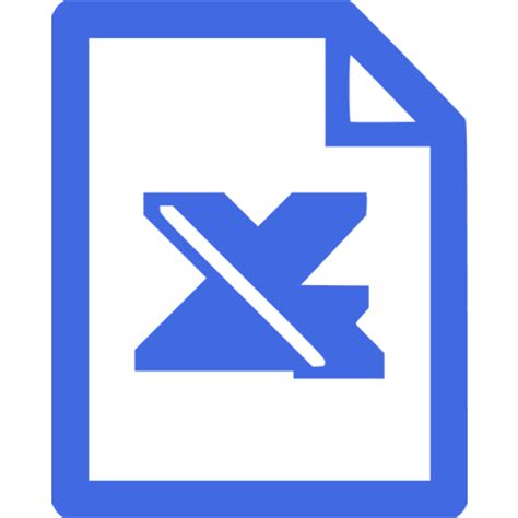 Royal Blue Excel 2 Icon Free Royal Blue Office Icons