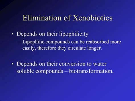 Xenobiotic Metabolism Detoxification Of Drugs Enzyme Action Ppt