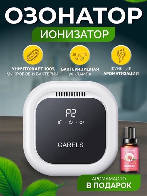 Озонатор ионизатор воздуха для дома Garels очиститель воздуха купить на Ozon по низкой цене