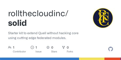 Github Rollthecloudincquell Plugin Starter Kit To Extend Quell