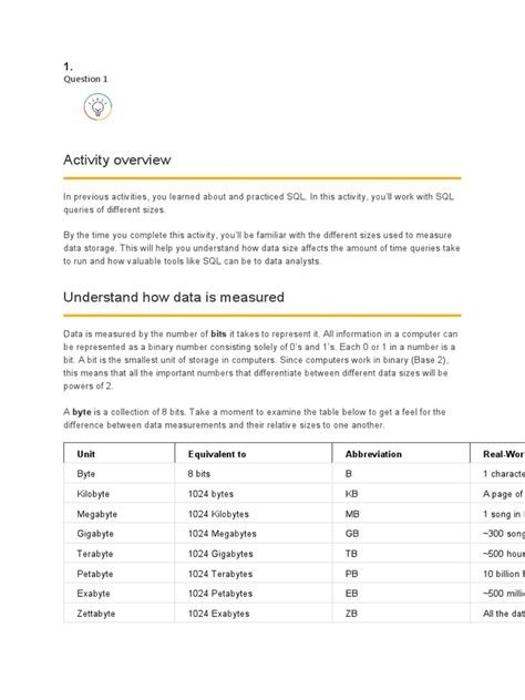 Big Query Help Pdf Byte Bit
