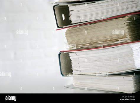 Binders Stack Nobody Hi Res Stock Photography And Images Alamy