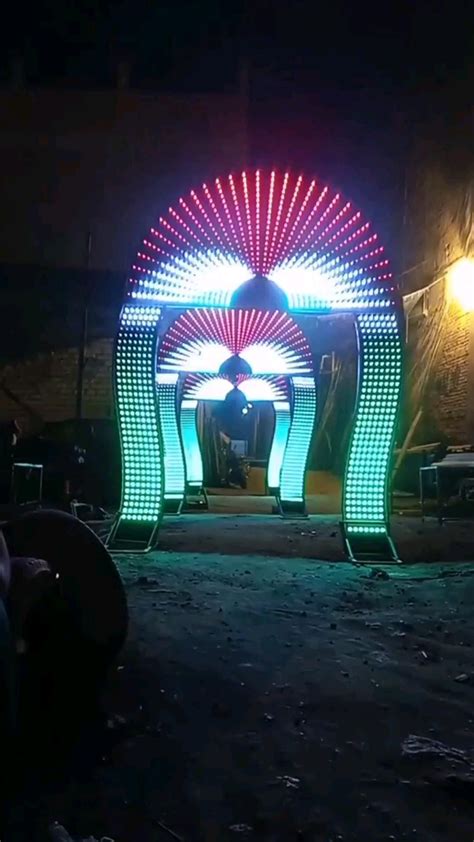 Pixel Led 3d Gate From Egypt Used Ws2811 And T1000s Controller By