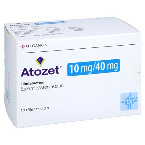 Atozet 10 Mg 40 Mg Filmtabletten 100 St Kaufen Mit E Rezept Medpex