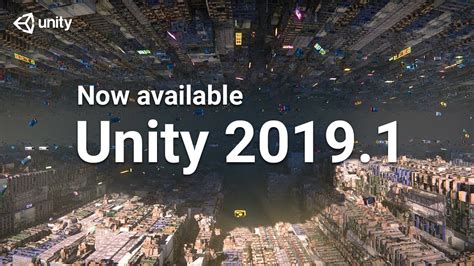 Вышла unity 2019 1