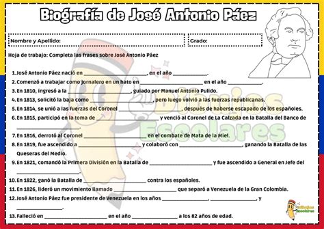 6 Recursos Educativos Sobre José Antonio Páez
