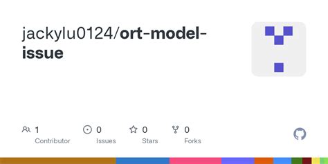 github jackylu0124 ort model issue
