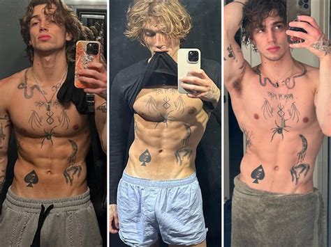 Vinnie Hacker Shirtless Shots To Kick Off His 23rd Birthday