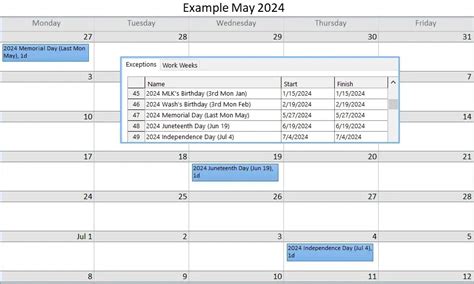 Efficient Scheduling With Microsoft Project Holiday Calendar