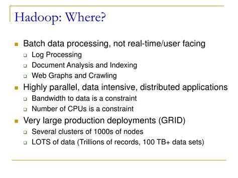 Ppt 雲端運算虛擬技術 雲端計算資料處理技術 Hadoop Mapreduce Powerpoint