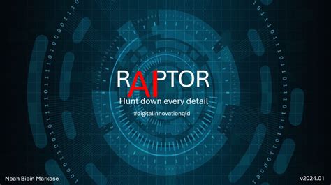 github noahbibin raptorai raptor ai a python powered object