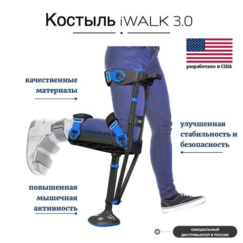 Костыль "Свободные руки" iWALK3.0 купить на OZON по низкой цене в ...