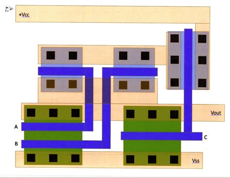 SOLVED For The Inverter Layout Shown Estimate The Resistance And Capacitance On The Input Node