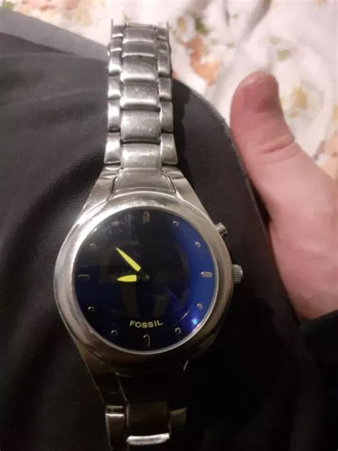 Rare Fossil Big Tic Jr 8096 Blue Quartz Animated Watch Box Lifetime Battery £151 68 Picclick Uk