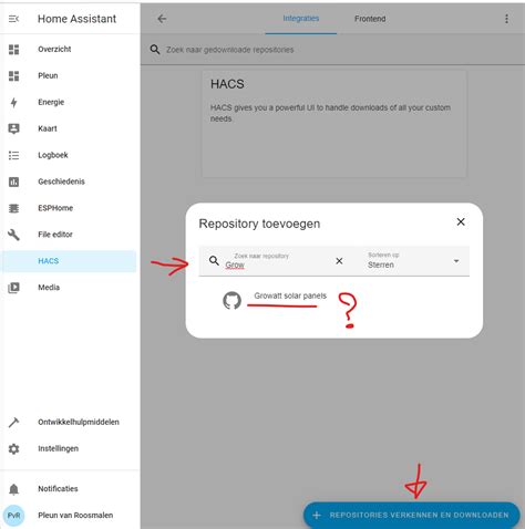 Growatt Server HACS Not Visible In HACS Console Issue 1 Muppet3000 Homeassistant Growatt