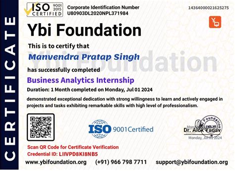 Manvendra Pratap Singh On Linkedin Businessanalytics Internship