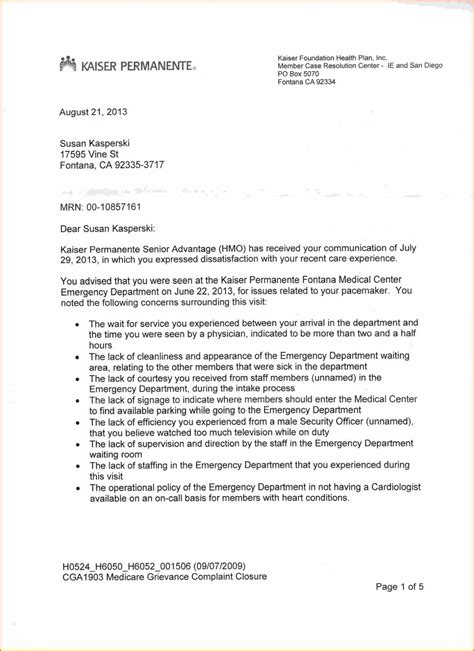 Kaiser Permanente Doctors Note Template Midi