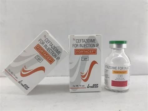 Fortacef 1gm Ceftazidime Injection At Rs 250 Vial Mota Varachha Surat Id 2851831202362