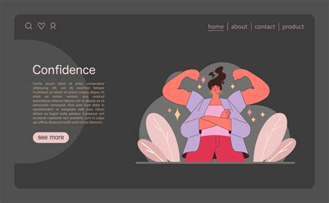 Power Of Confidence Illustration Flat Vector Illustration 41172060 Vector Art At Vecteezy