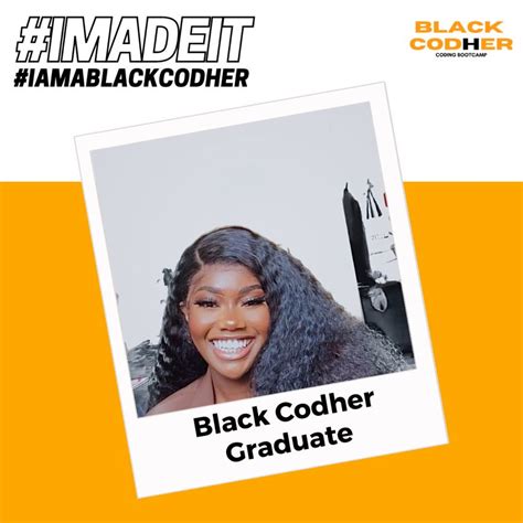 black codher bootcamp on linkedin congratulations vanessa luamba 🥳👏🏾👏🏾
