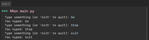 Python Getting User Input