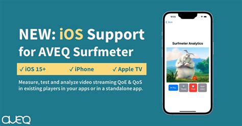 aveq on linkedin surfmeter now supports avplayer for ios 15 and above