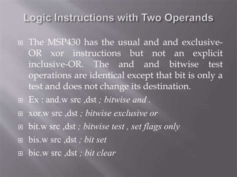 Introducion To Msp430 Microcontrollerpptx Operating Systems Computer Software And Applications
