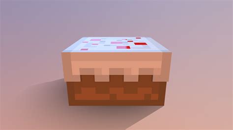 Minecraft Cake Download Free 3d Model By Tijjulia 6d65ad0 Sketchfab
