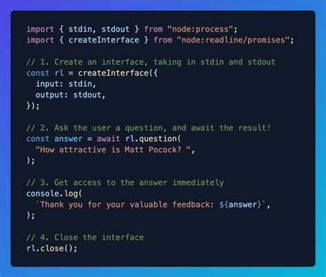 matt pocock on linkedin til you can prompt folks on your cli without a