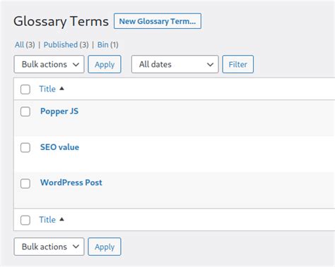 Create A Wordpress Glossary With Rich Html Tooltips
