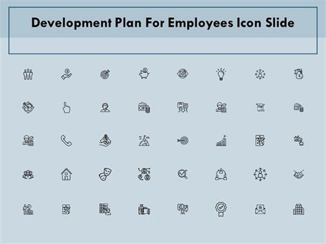 Development Plan For Employees Icon Slide Ppt Powerpoint Presentation Slides Influencers