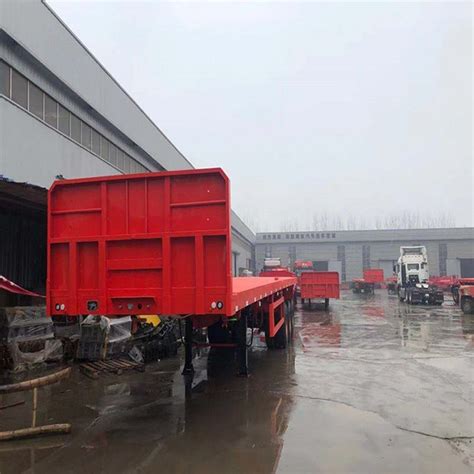 China Flatbed Container Trailer Manufacturers Suppliers Factory