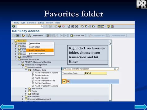 Sap Navigation