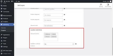 Woocommerce Restrict Discount Coupons By State Or Province Wp Super Admins