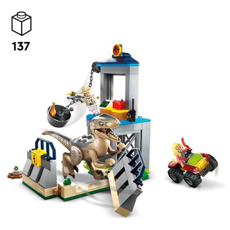 Lego 76957 Jurassic Park Velociraptor Escape Building Toy Set