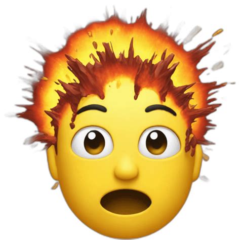 Exploding Head Emoji Ai Emoji Generator