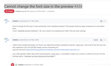 对于vscode中的markdown Enhanced Preview 插件，调整预览的字体大小等样式markdown Preview Enhanced官网 Csdn博客