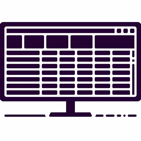Computer Pc Desktop Spreadsheet Marketing Sheets Worksheet Icon Download On Iconfinder
