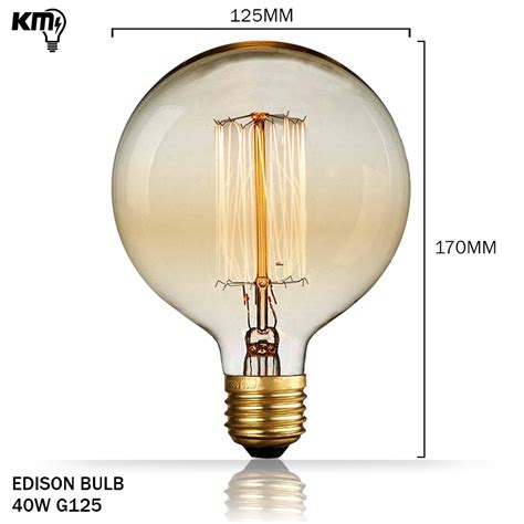 Km Lighting Edison Bulb 40w E27