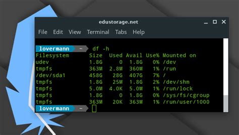 example of working partitions in linuxliteos
