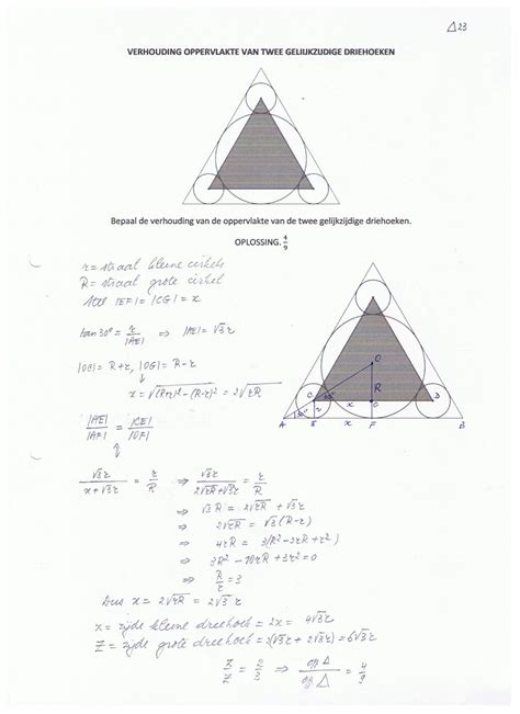 Oplossing 23 Driehoeken